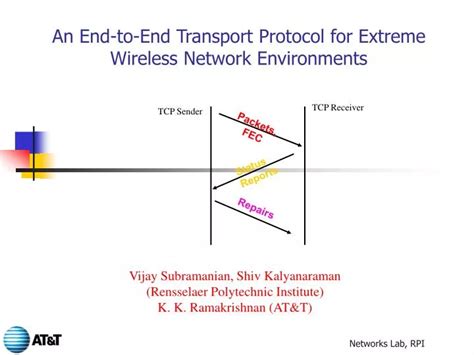 Ppt An End To End Transport Protocol For Extreme Wireless Network Environments Powerpoint