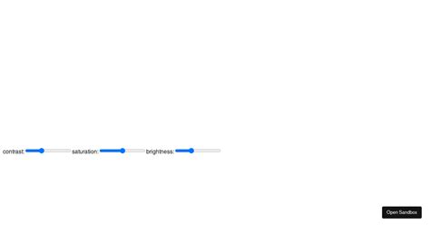 React Opengl Saturation Codesandbox