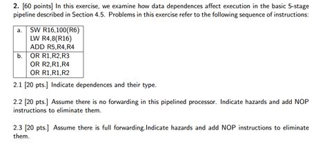 Solved Risc Pipeline Please Only Do Part A In This