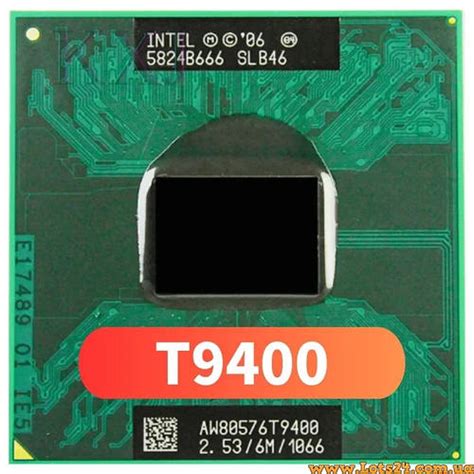 Процессор Intel Core 2 Duo T9400 Slb46 або Slge5 2 53ghz 6m 35w Socket