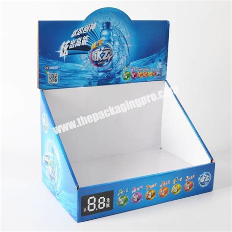 Babe Stationery Promotional Cardboard Customized Counter Top Display With Holes