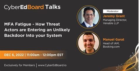 Mfa Cyberattacks Cybersecurity Multifactorauthentication Cybercrime… Brian Anderson