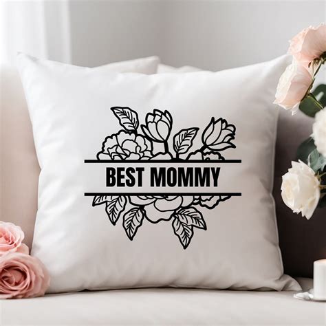 Split Floral Frame Svg Floral Border Svg Split Flower Monogram Svg