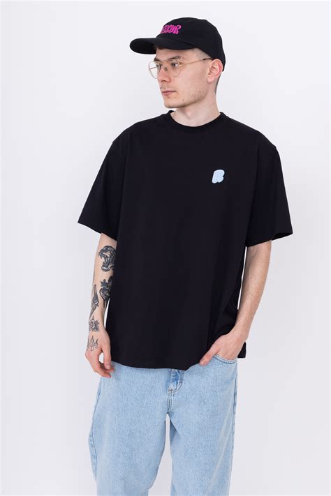 Koszulka T Shirt Relab Basic R Black Blue