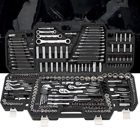 래칫 렌치 도구 세트 핸드 자동차 수리 도구 토크 스패너 세트 조합 전문 자전거 자동차 수리 도구 상자 키트 Aliexpress
