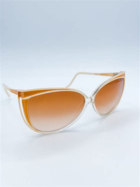 Oversized Cat Eye Style French Vintage Sunglasses Sunglasses Vintage