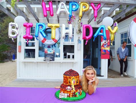 Olivia Holt At 18th Birthday Party Hosted By Nintendo In Malibu 0817