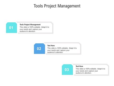 Tools Project Management Ppt Powerpoint Presentation Outline Objects