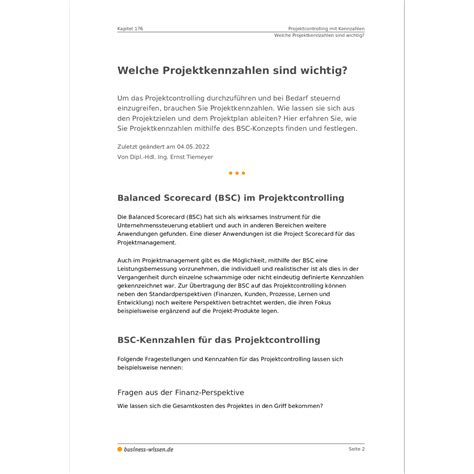 Projektcontrolling Mit Kennzahlen Anleitung Mit Vorlagen
