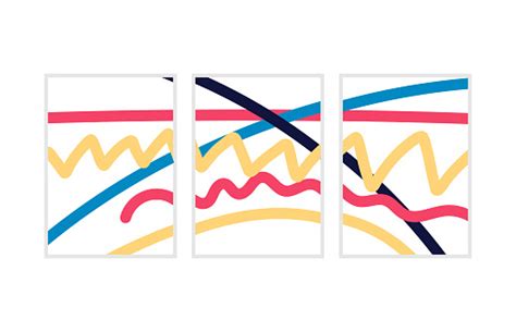 벽 장식 엽서 또는 브로셔 커버 디자인을위한 창조적 인 미니멀 한 손 페인트 그림 세트 벡터 Eps10 공예에 대한 스톡 벡터