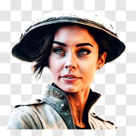 Download Promotional Image Of Woman In Army Style Attire Png Online