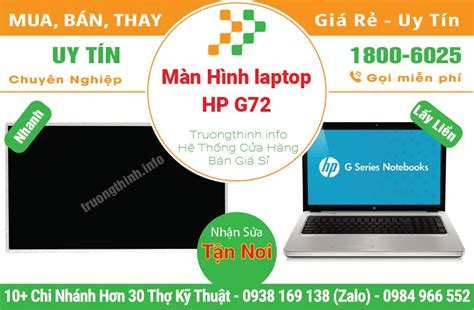 1️⃣【Sửa Chữa】 Thay Màn Hình Laptop HP G72