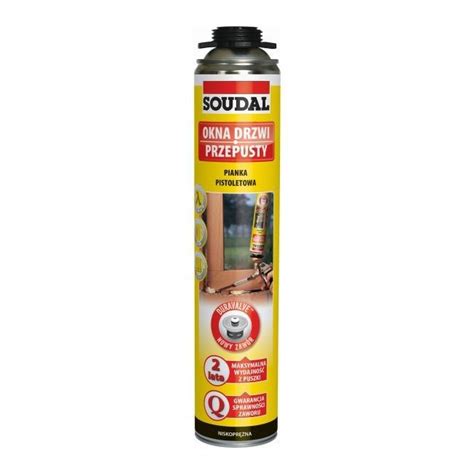 Pianka Pistoletowa Soudal 750 Ml Yellow Pistoletowe Castorama