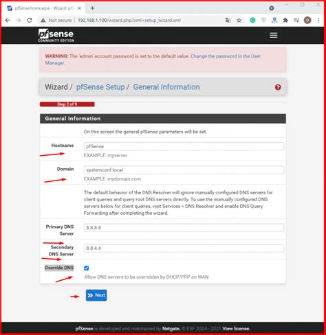 How To Configure Pfsense Web Interface Settings Systemconf