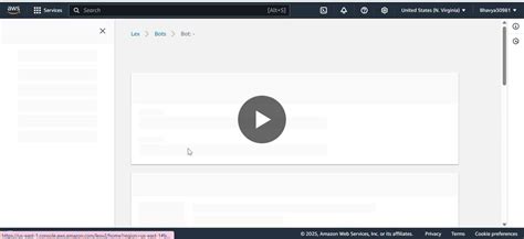 Amazonlex Chatbot Aws Conversationalai Projects Manthena Bhavya