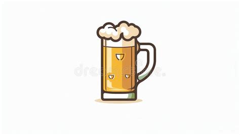 A Simple Beer Logo Design On A White Background Depicting A Beer Mug