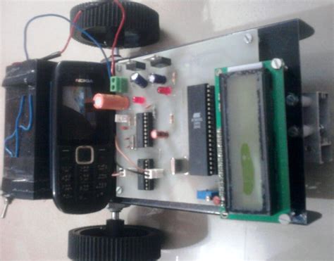 Mobile Controlled Robot Cell Phone Operated Robot