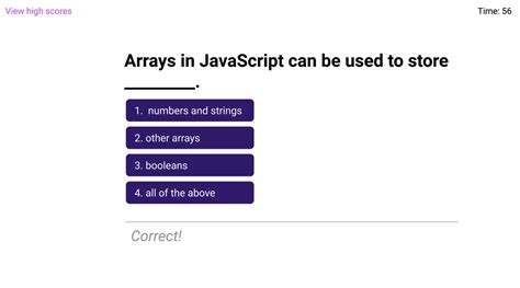 Github Noemiegraucoding Quiz A Coding Quiz Challenge On Javascript