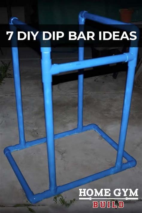 Home Gym Build Fitness At Home Diy Dip Bars For Home