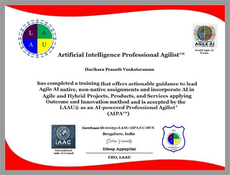 Ai Agile Innovation Aiinagile Agiletransformation Hybridagile… Harihara Prasath