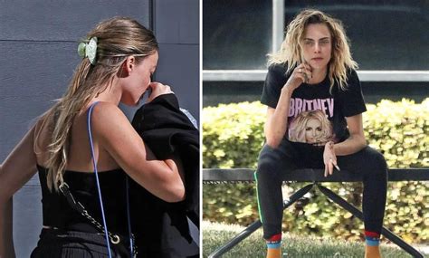 Margot Robbie Visibly Upset After Leaving Cara Delevingnes House