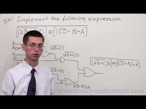 Implementing Combinational Logic Ex 11 Digital Logic YouTube