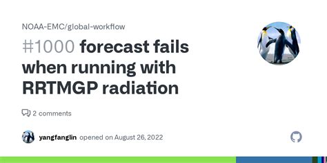 Forecast Fails When Running With RRTMGP Radiation Issue 1000 NOAA