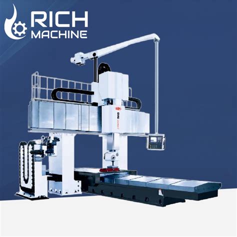 Rich Cnc Double Column Machining Center Cnc 5 Axis Gantry Router Milling Machine Gantry