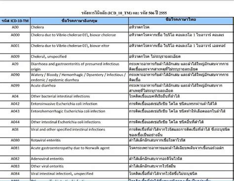 โรงพยาบาลราชบุรี งานเวชระเบียน รหัสการวินิจฉัย Icd 10 และรหัส 506