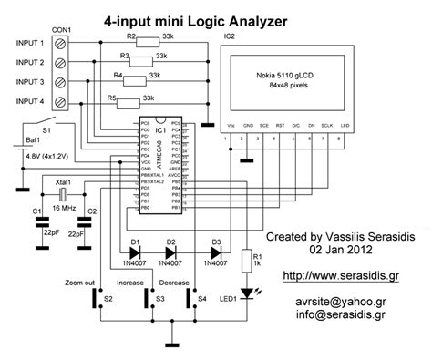 4 Input Mini Logic Analyzer