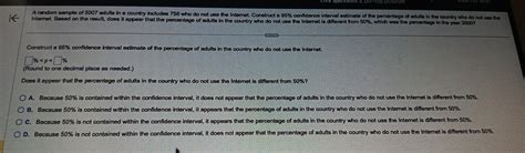 Solved Construct A 95 Confidence Interval Estimate Of The