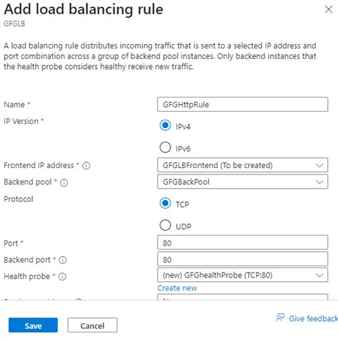 How To Configure An Azure Load Balancer Geeksforgeeks