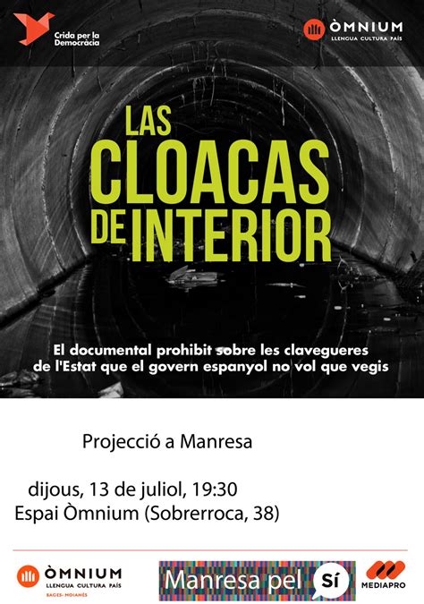 La plataforma Manresa pel Sí i Òmnium organitzen la projecció del