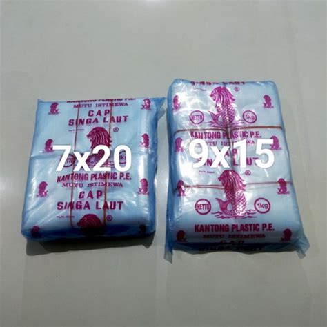 Jual Kantong Plastik Pe Cap Singa Laut Plastik Es Plastik Ikan Isi G Bening X