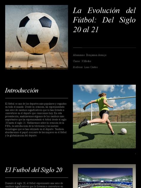 La Evolución Del Fútbol Pdf