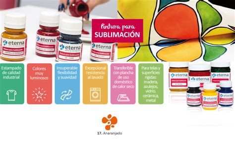 PINTURA ETERNA SUBLIMABLE 37ML 17 ANARANJADO Rayuela