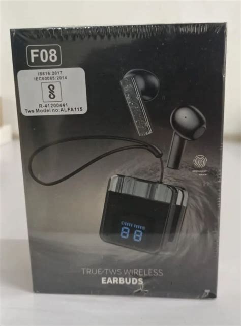 True Tws F Earbuds Black Mobile And Laptop At Rs Box In Ahmedabad Id