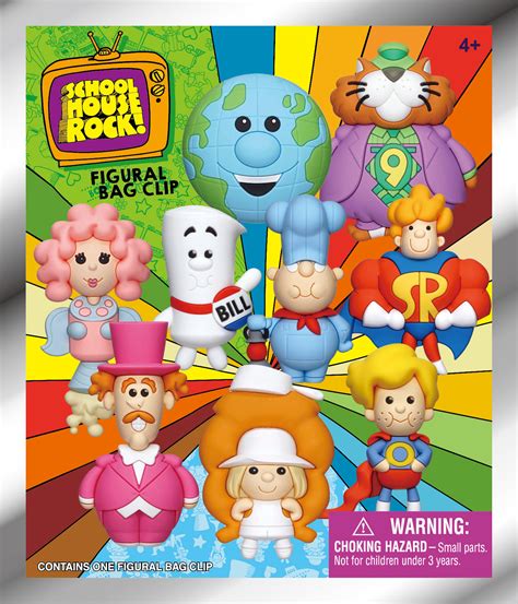 Sep228027 Schoolhouse Rock 3d Foam Bag Clip 24pc Bmb Ds Previews World