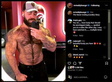 Get To Know Hot Hairy Porn Star Mr Teddy Bear