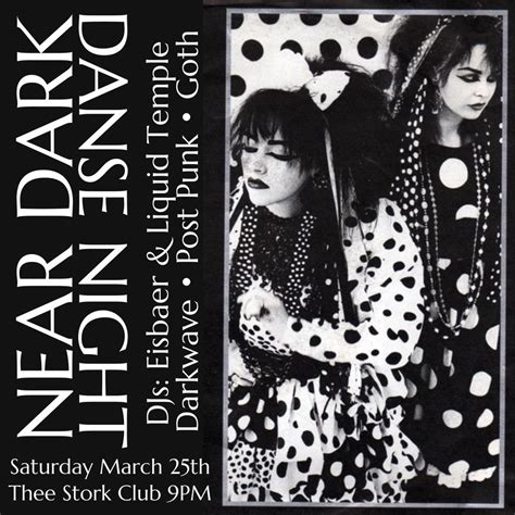 Danse Night Darkwave Post Punk Goth At Thee Stork Club 2330