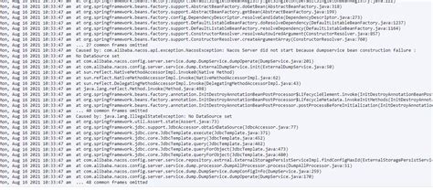 Caused By Java Lang IllegalStateException No DataSource Set Issue