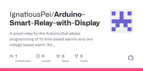 GitHub IgnatiousPei Arduino Smart Relay With Display A Smart Relay For The Arduino That