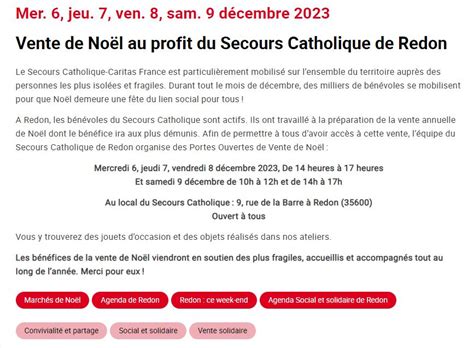 Paroisses St Conwoïon et St Melaine en pays de Redon Le Secours