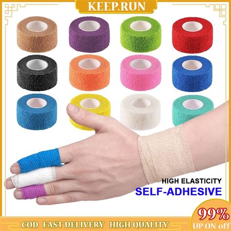 2 5cm 4m Cute Printed Self Adhesive Elastic Bandage Colorful Sports