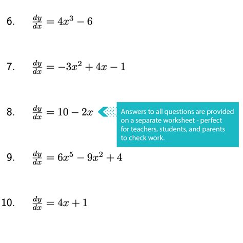 20 Differentiation Of Polynomials Questions And Answers Maths Academy