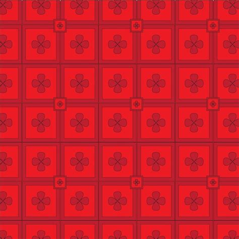 Premium Vector Red Shape Pattern Wallpaper