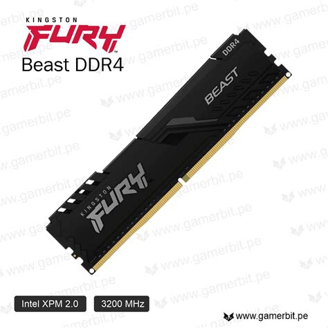 Kingston Fury Beast Ddr4 3200 Mhz 8gb Cl16 Gamerbit