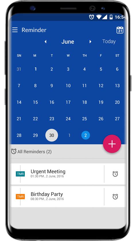 calendar view with events android belia miquela
