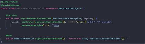 Spring에서 웹 소켓websocket 사용하기