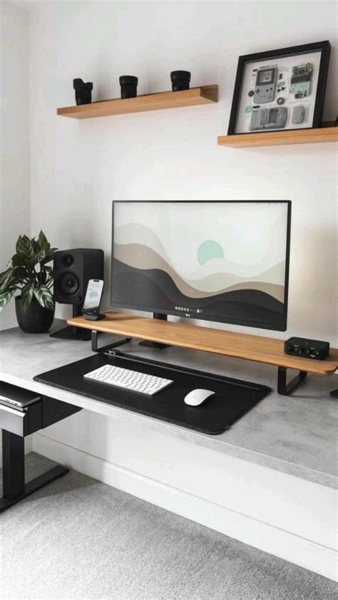 Clean Macbook Setup For Productive Home Office